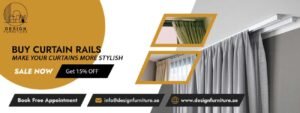 Curtain Rails Dubai | Buy Stylish Curtain Poles, Tracks UAE